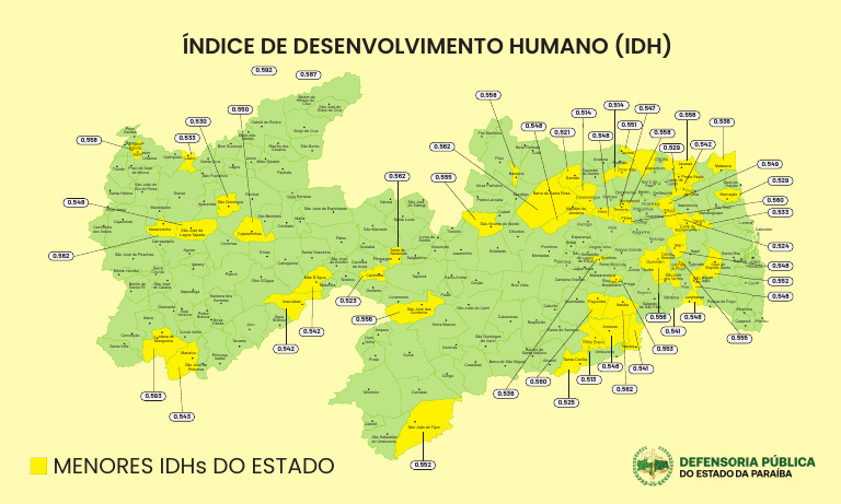 Mapa IDH Municipios | PDF