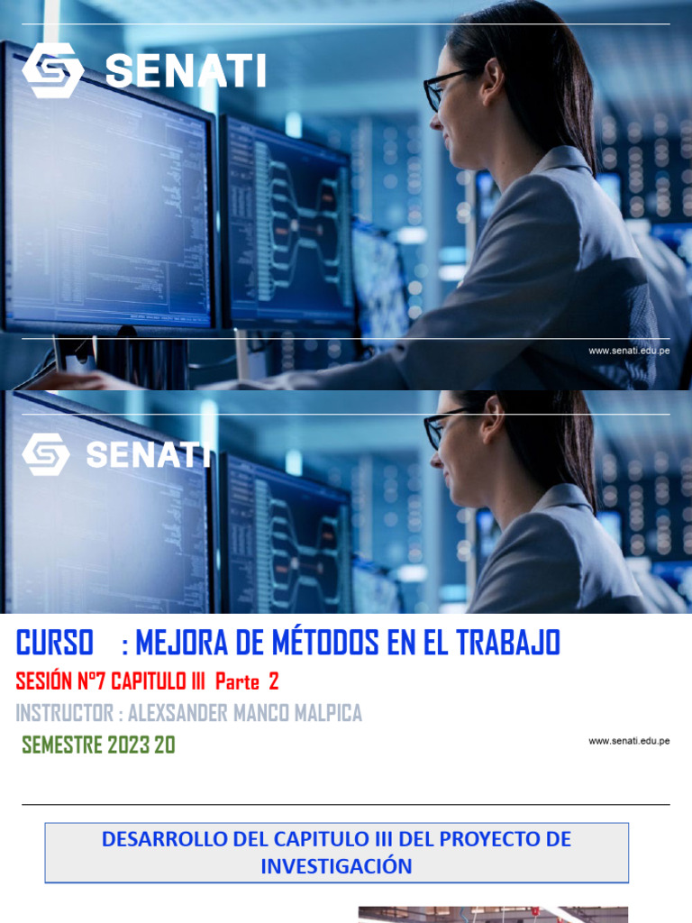 Sesión N°7 Capitulo III Proyecto | PDF