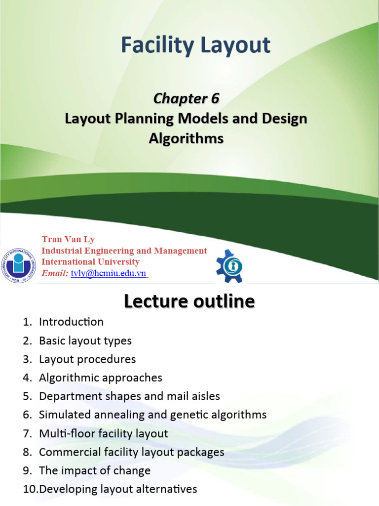 07W6789Ch06 Facilities Layout | PDF
