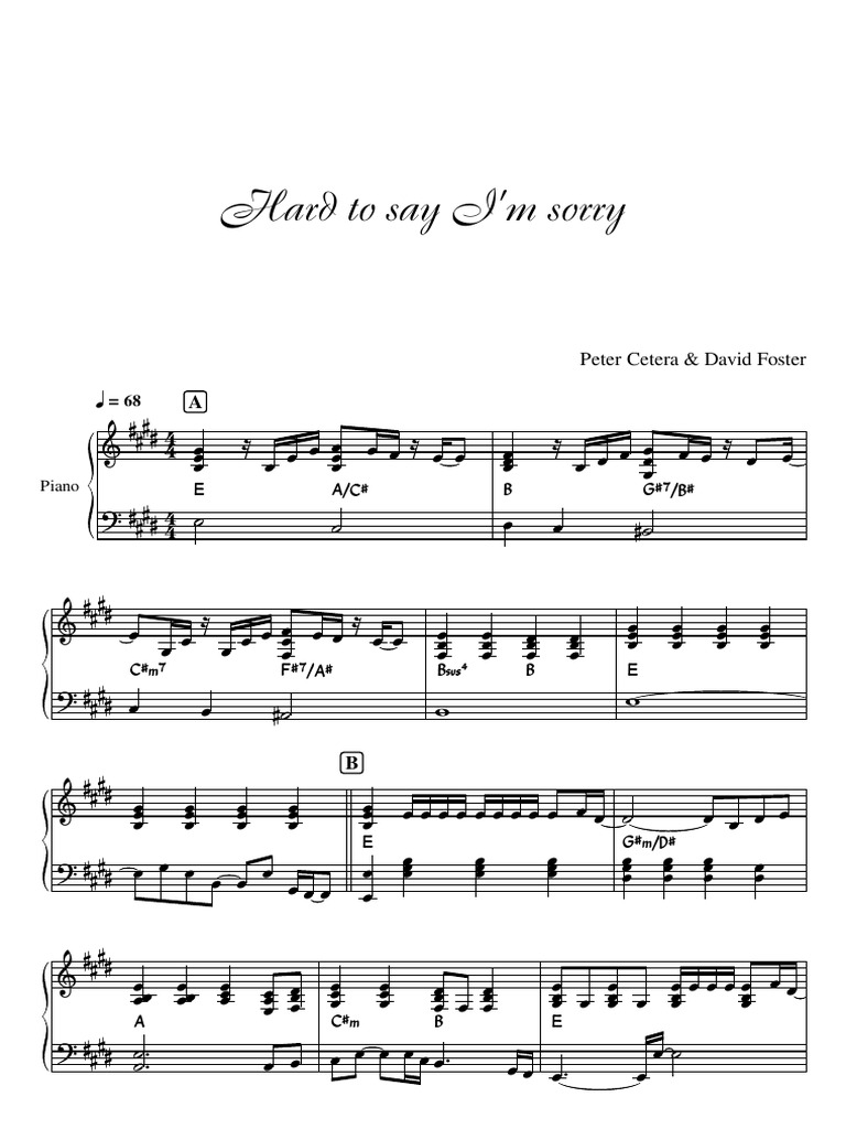 Hard To Say Im Sorry 4 | PDF