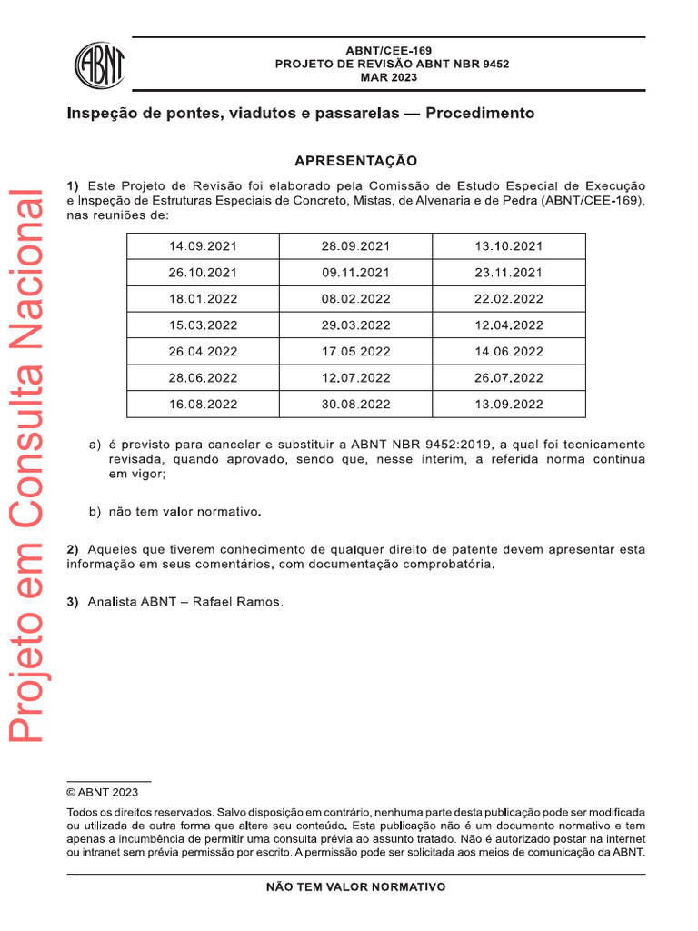 NBR 9452 Consulta Nacional | PDF