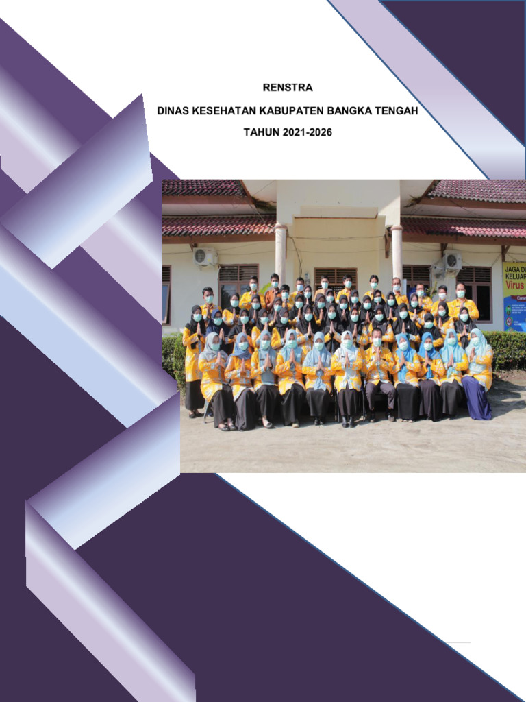 1.1.1.3 Renstra Dinkes Bateng 2021-2026 | PDF | Pengelolaan Keuangan & Uang