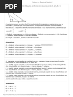 Diagnóstico SAEB 2025 Matemática - Gabarito | PDF | Geometria Euclidiana | Geometria Elementar