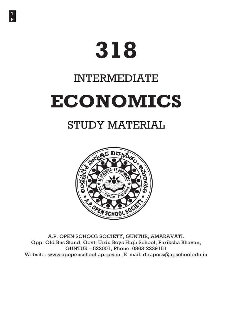 318 Economics EM | PDF | Economics | Final Good