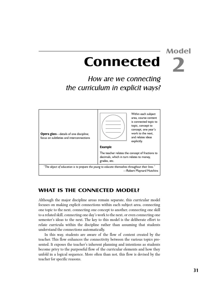 Connected | PDF | Curriculum | Science