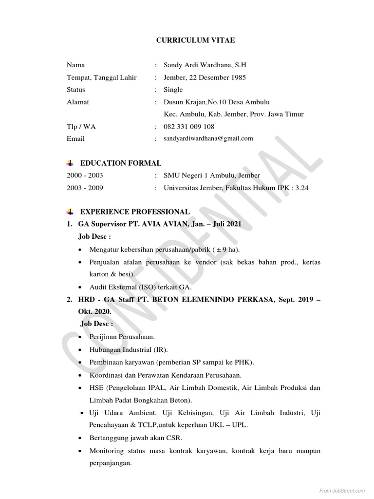 Curriculum Vitae | PDF