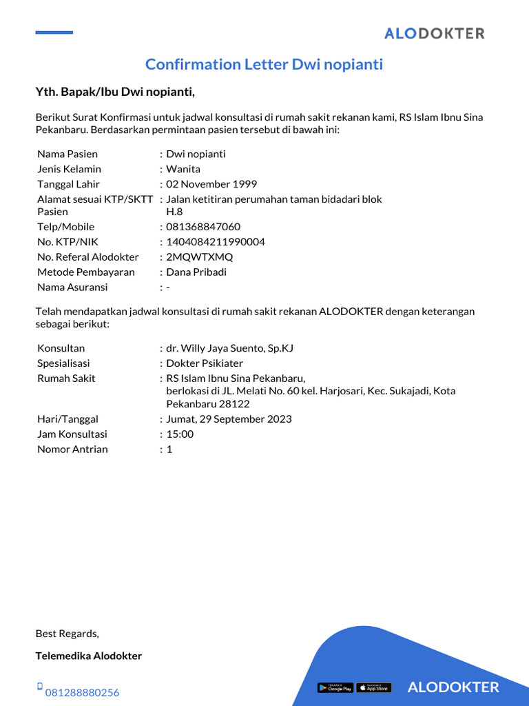 Booking Confirmation Letter UCj4rt 2MQWTXMQ (1) | PDF