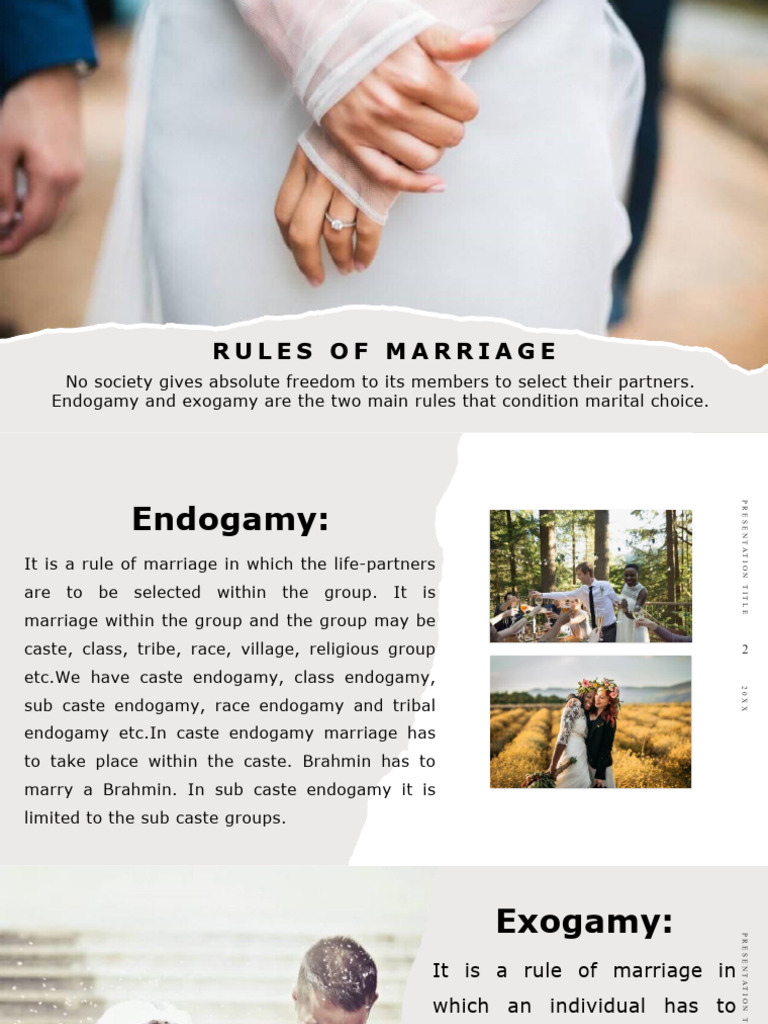 Rules of Marriage | PDF | Marriage | Caste