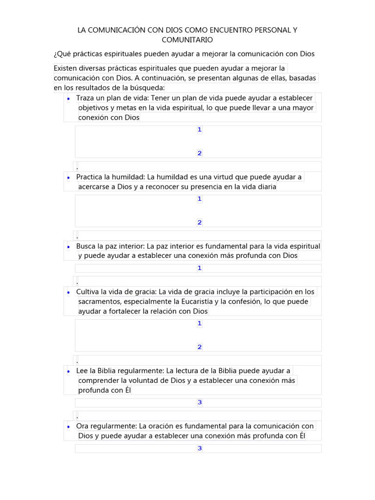 La Comunicación Con Dios Como Encuentro Personal y Comunitario | PDF