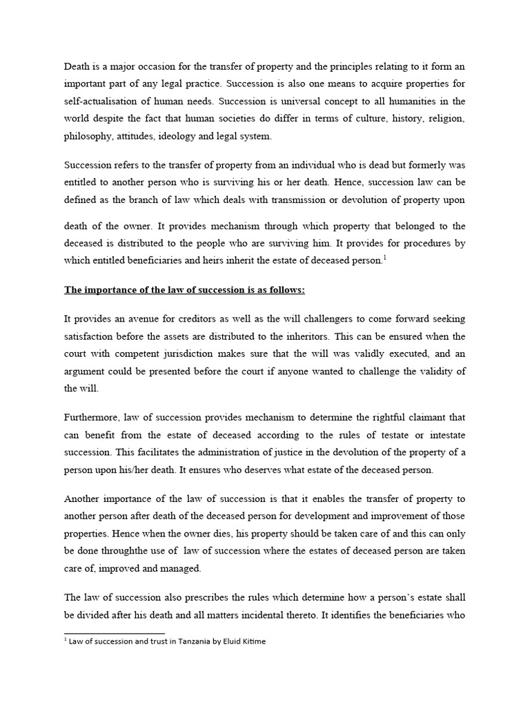 Probate | PDF | Intestacy | Probate