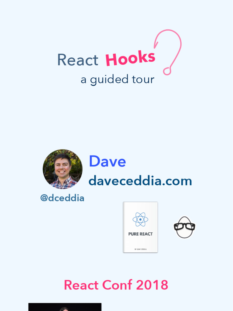 React Hooks Guided Tour | PDF