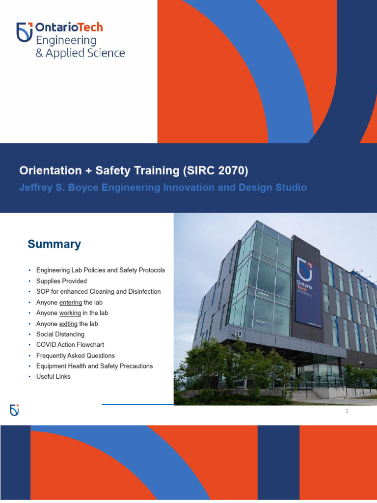 UOIT Design Studio Orientation Training | PDF