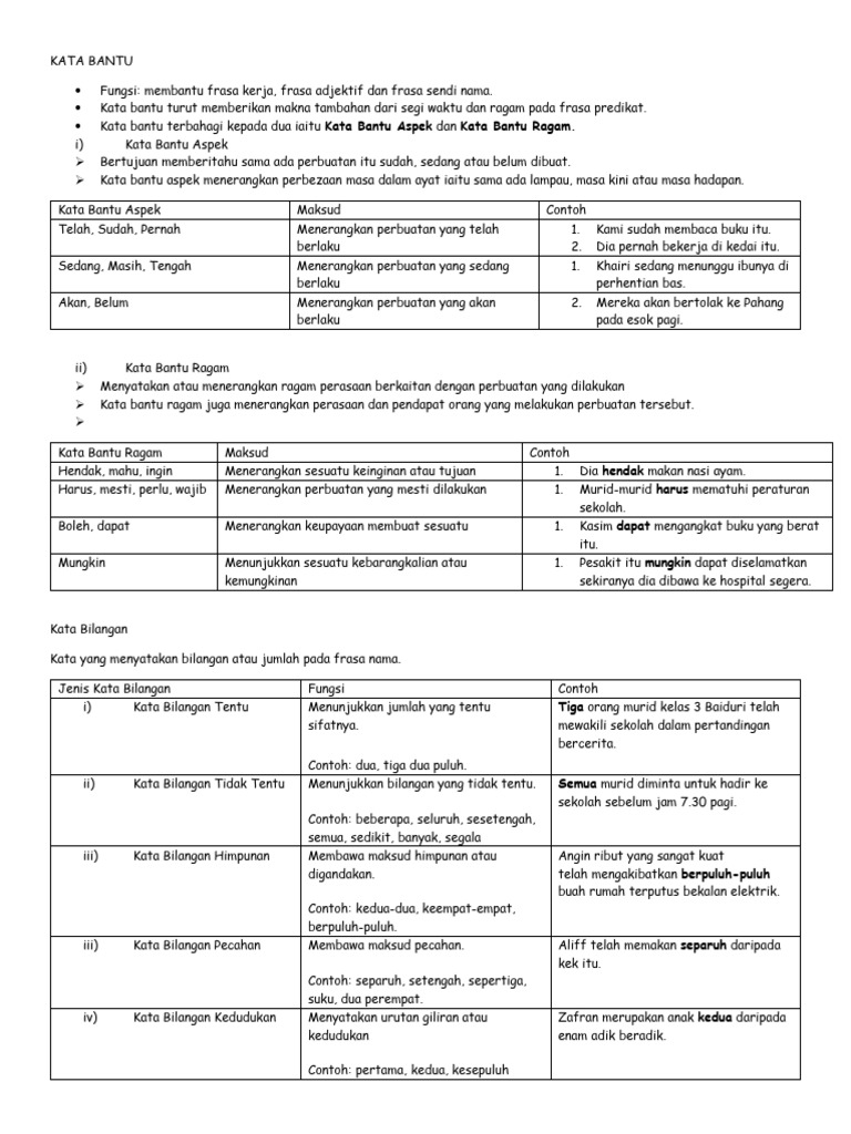 Kata Bantu | PDF