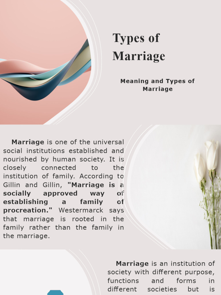 Types of Marriage | PDF | Marriage | Monogamy