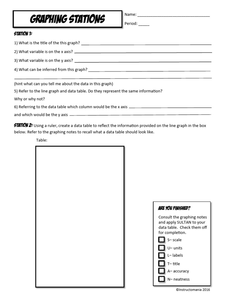 Graphing Stations | PDF