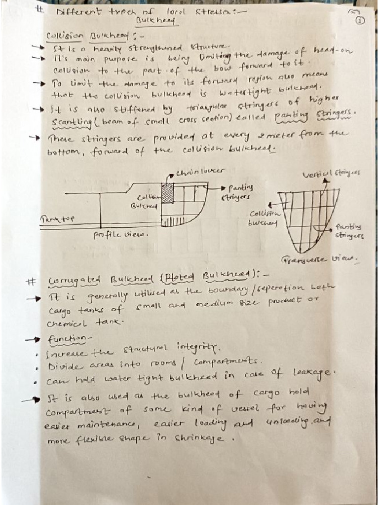 Ship Structure and Construction | PDF