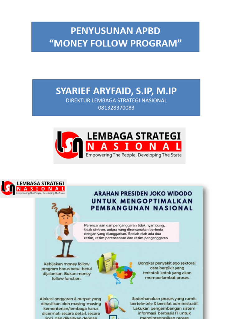 Money Follow Program | PDF