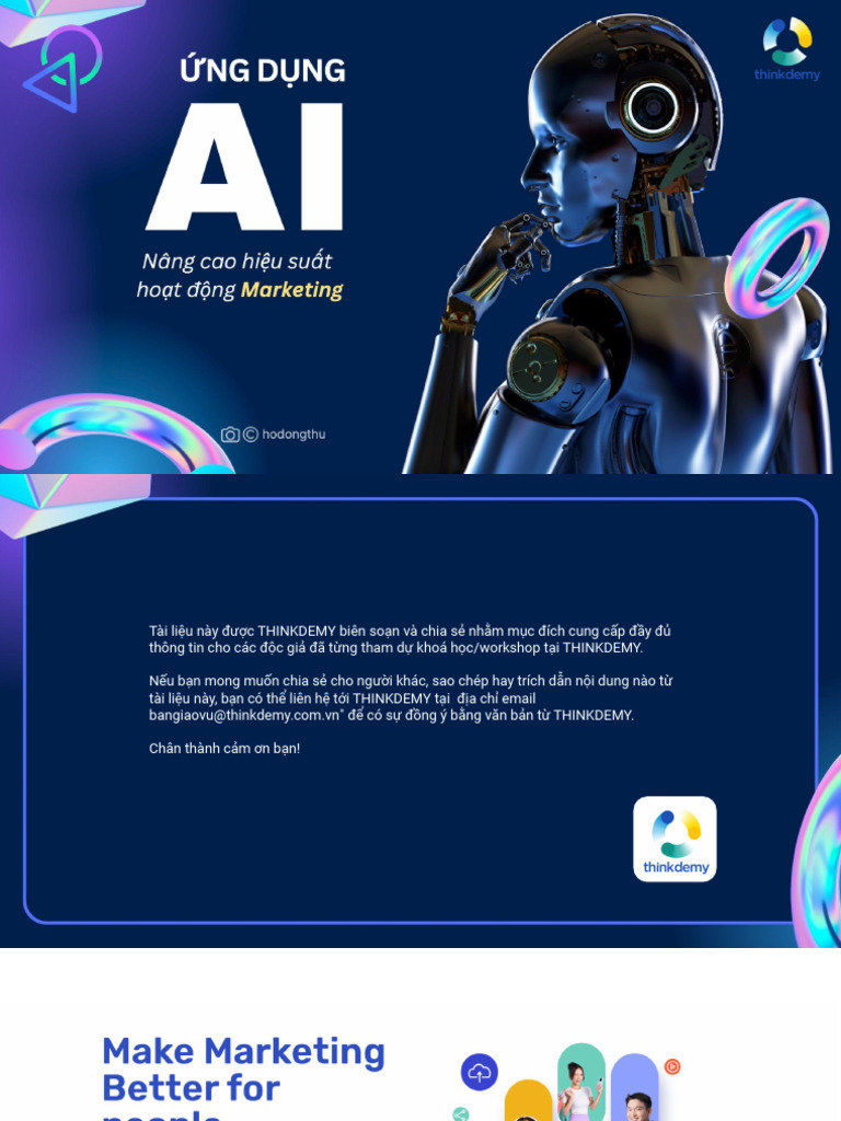Workshop AI For Marketing - THINKDEMY - 24 March 2023 | PDF