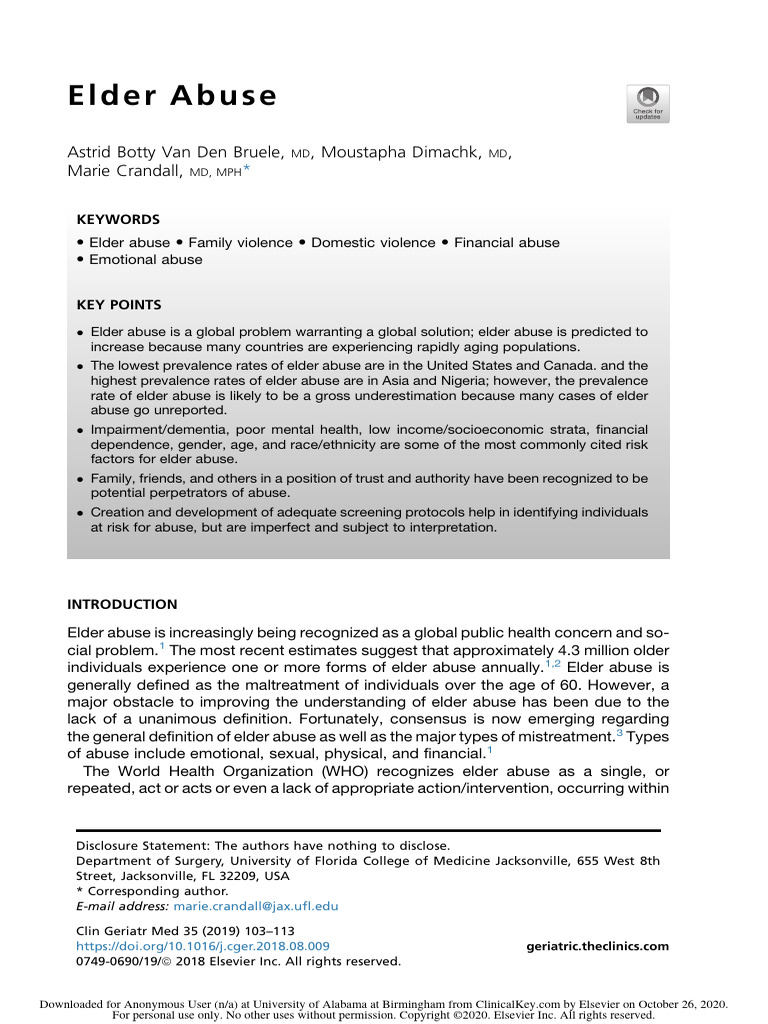 Elder Abuse Pdf