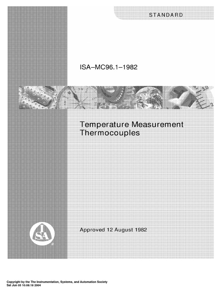 ANSI MC96.1 Thermocouple 1982 | PDF | Engineering | Business Process