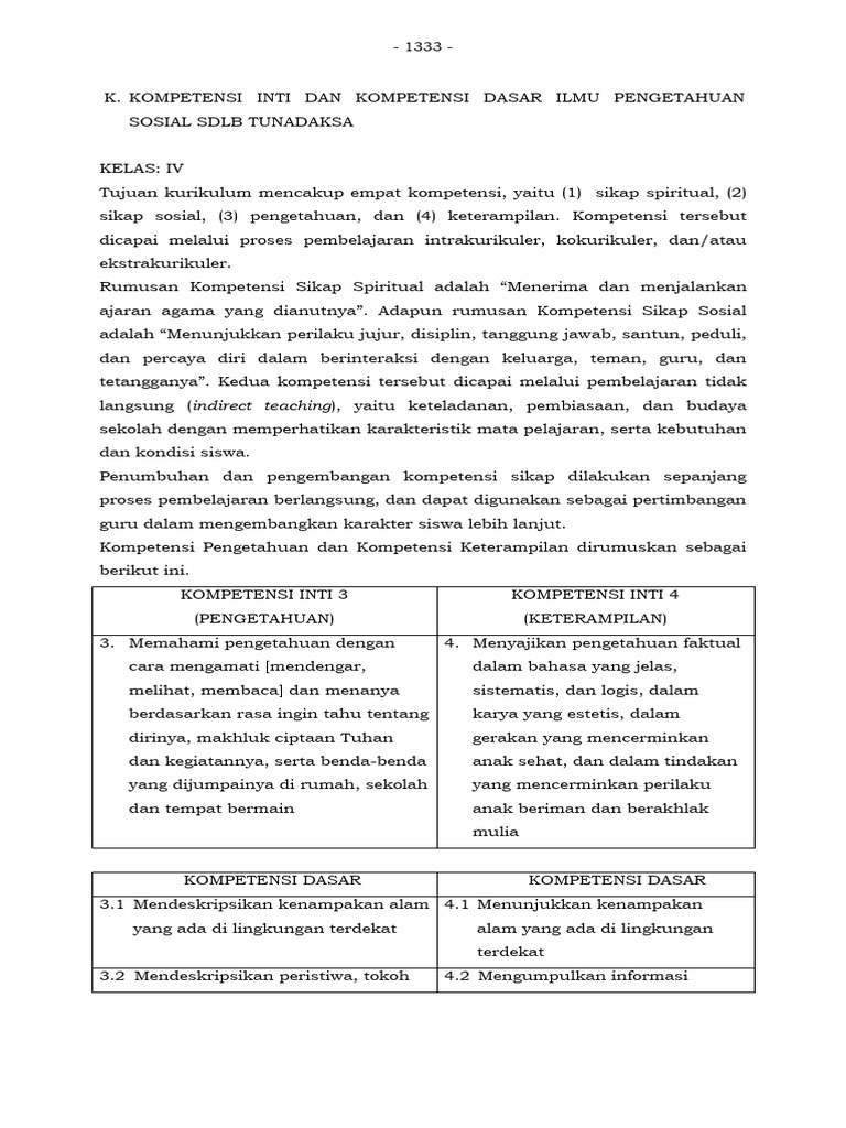 11 Ki-Kd Ips SDLB Tunadaksa - PKLK - Rev | PDF