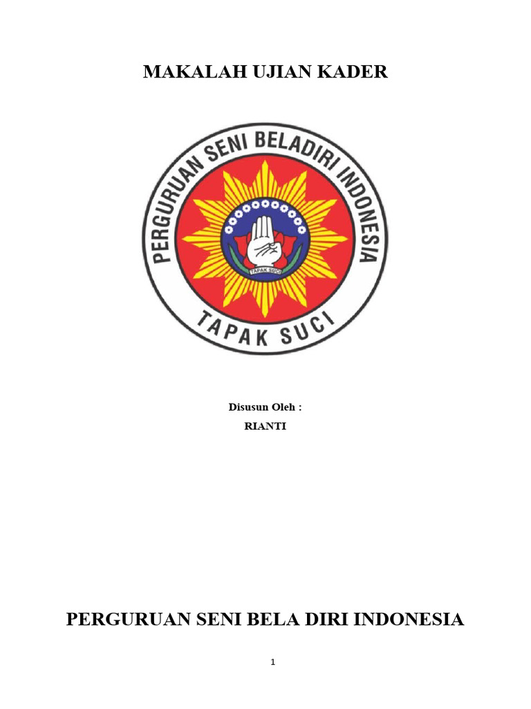 Makalah Tapak Suci | PDF