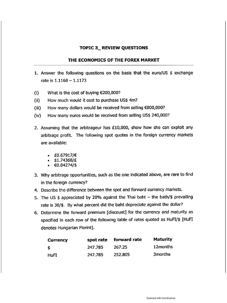 International Finance QNS & ANS | PDF