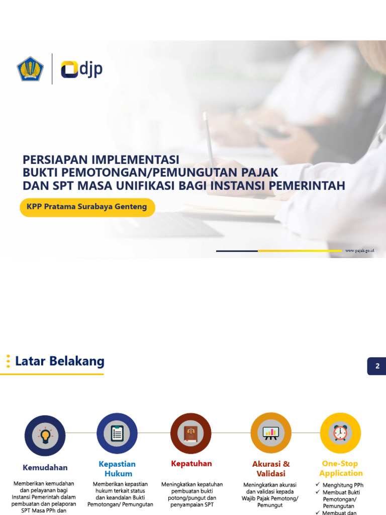 Materi SPT Masa Unifikasi KPP Genteng Sby | PDF