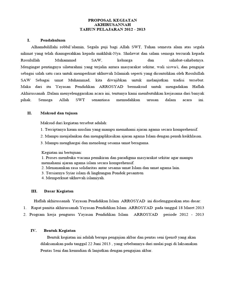 Proposal Akhir Sana | PDF | Karier & Perkembangan | Agama & Spiritualitas