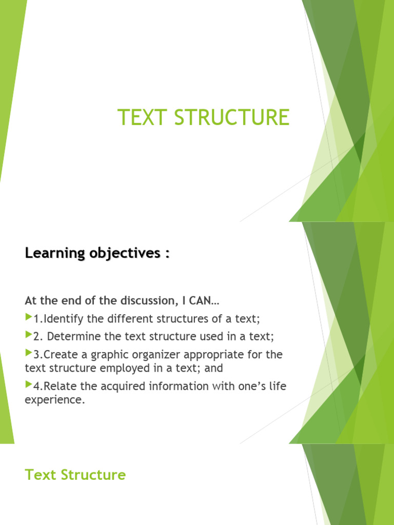 Understanding Text Structures in Writing | PDF