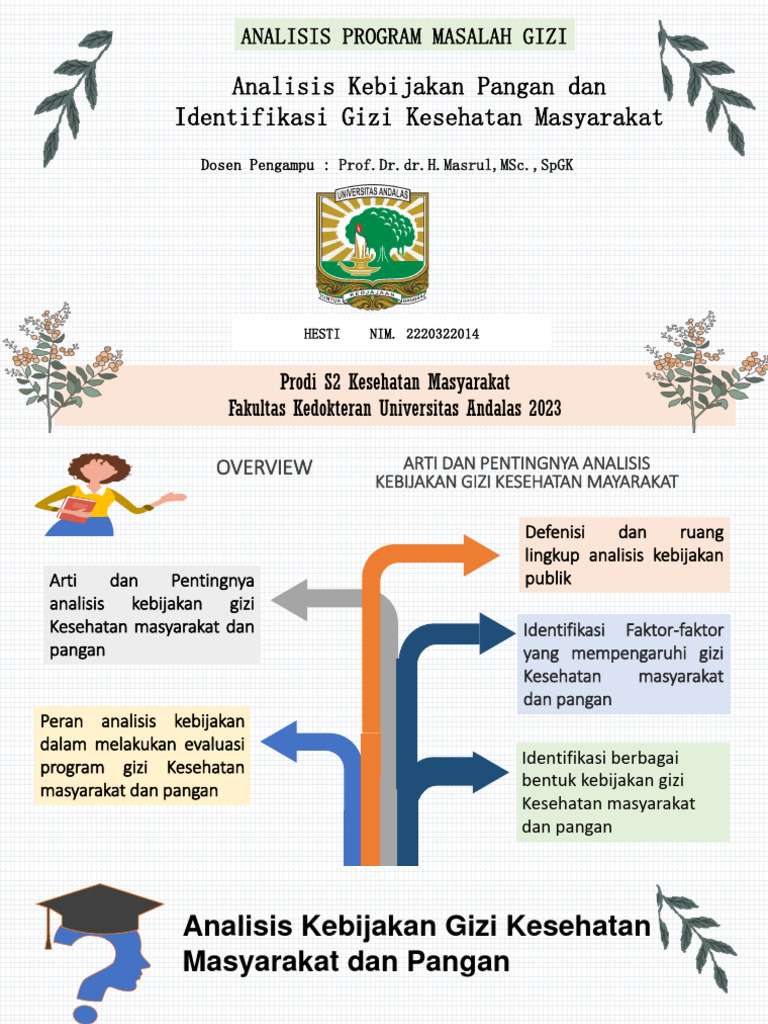 ANALISIS PROGRAM GIZI I - PDF | PDF