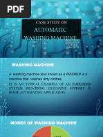 Module 1 - 1.2. Embedded System Example Washing Machine | PDF | Washing ...