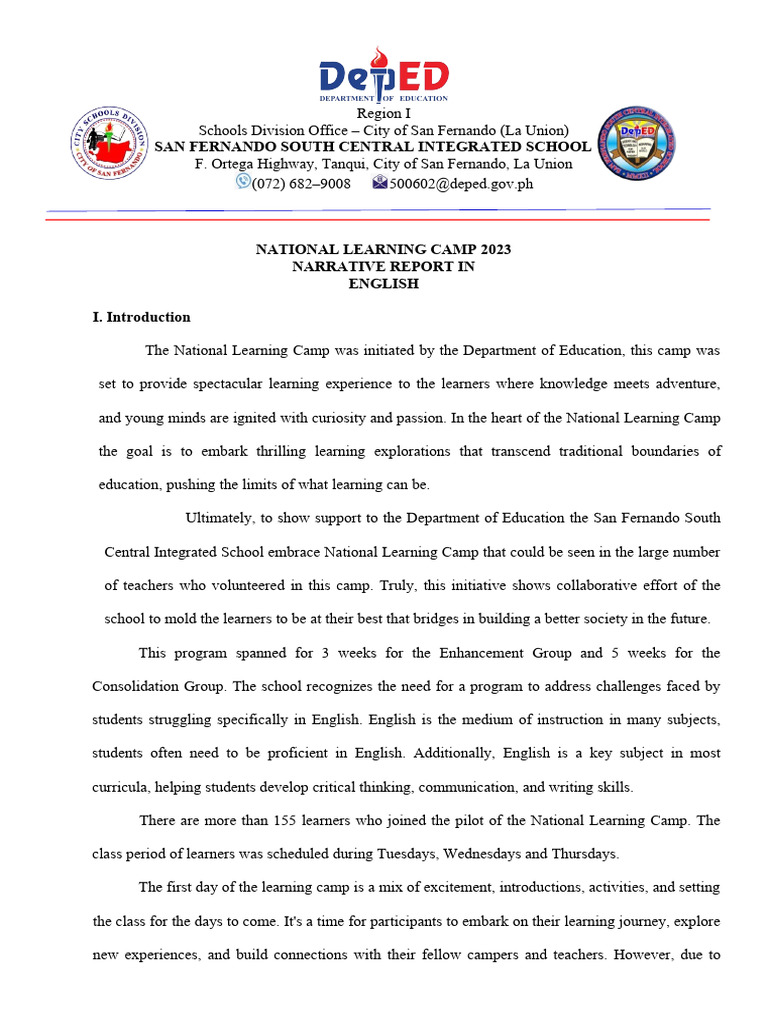 NLC Narrative | PDF | Learning | Cognition