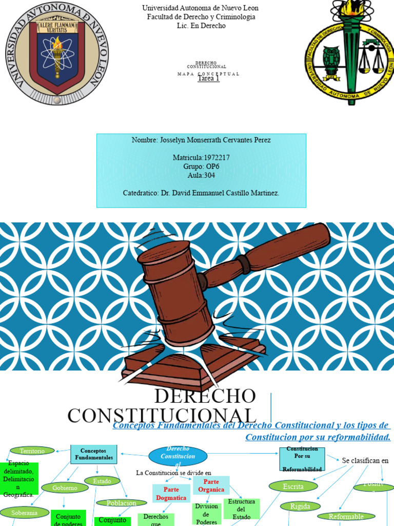 Mapa Conceptual de Derecho | PDF | Constitución | Gobernancia
