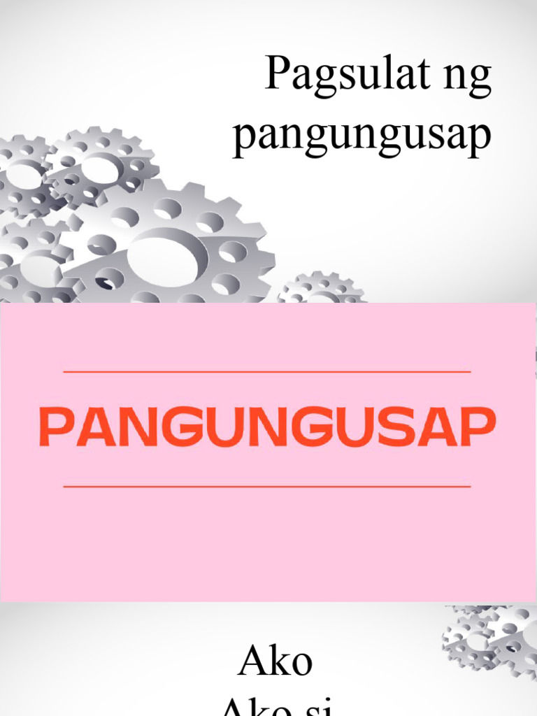 Pagsulat NG Pangungusap | PDF