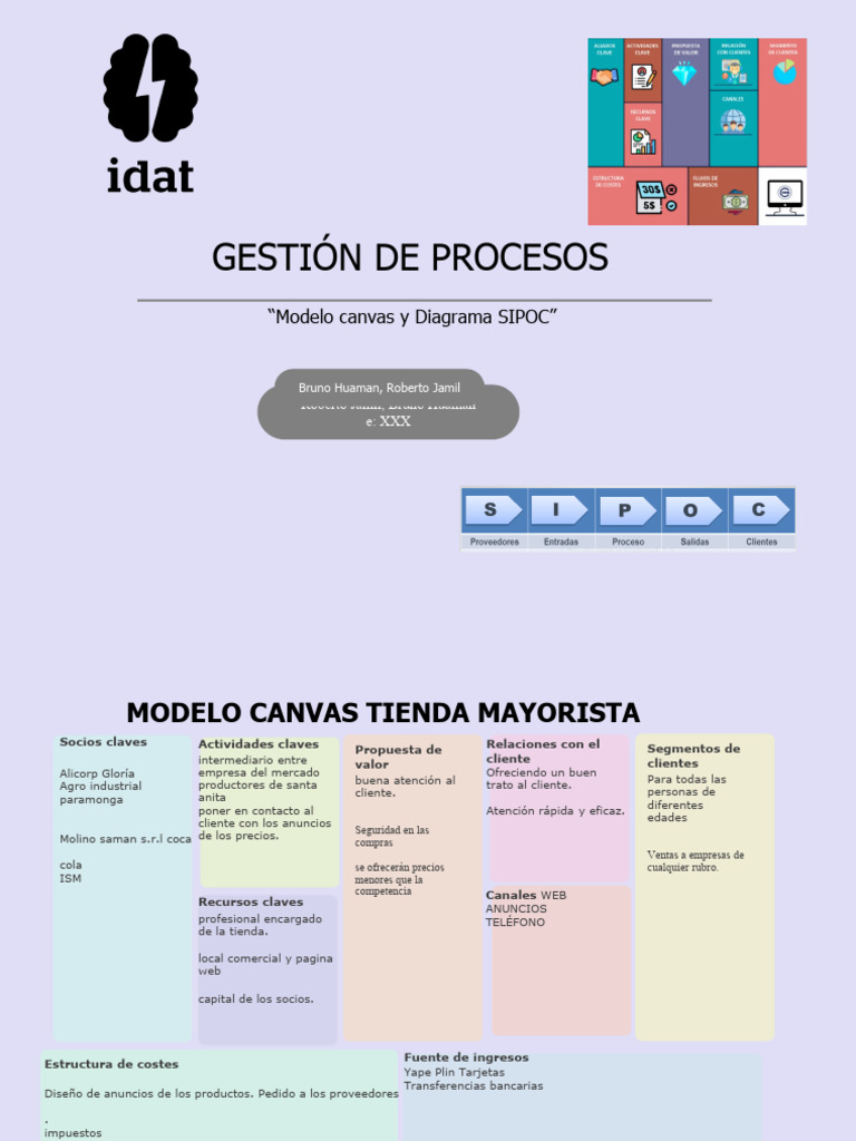Gestion de Proceso Diagrama Sipoc | PDF | Business | Procesos de negocio