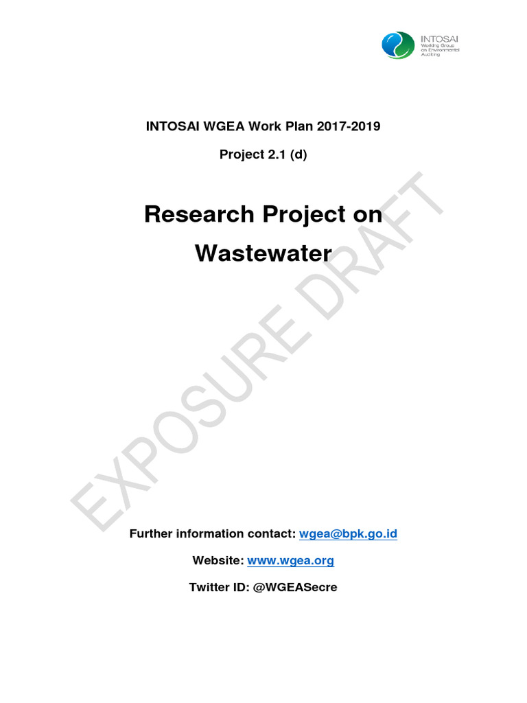 21d Wastewater Research Project Final Version | PDF | Sewage Treatment ...