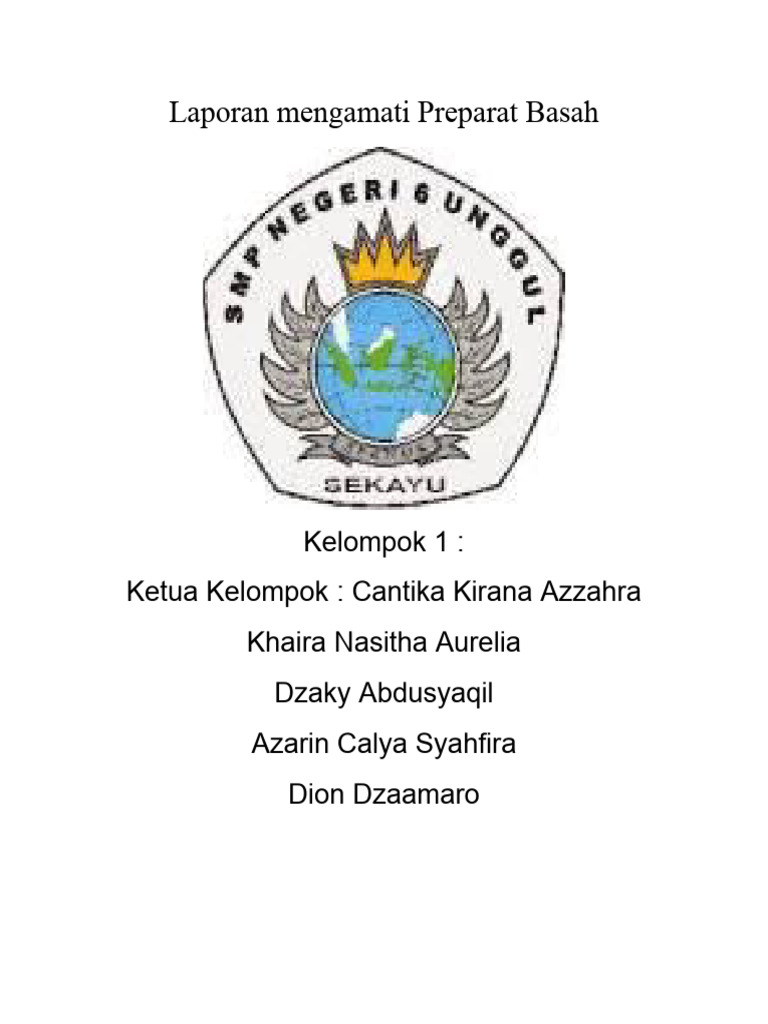 Laporan Mengamati Preparat Basah | PDF