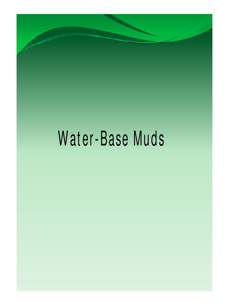 Water-Base Muds | PDF