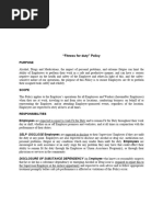 Sample Driving For Work Policy | PDF | Driving | Road Traffic Safety