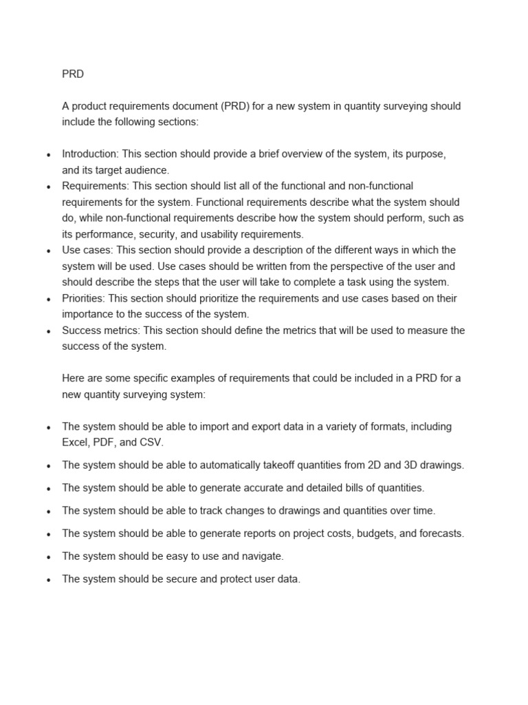 PRD | PDF | Software Testing | Information Technology