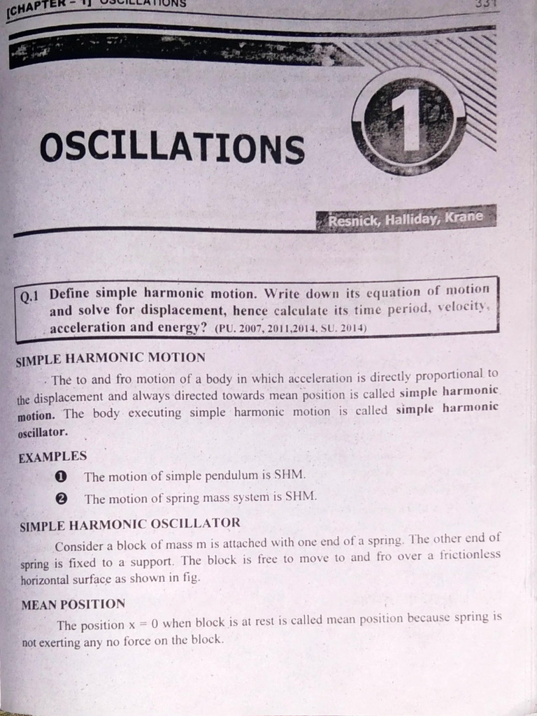 Oscillation S | PDF