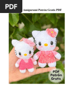 Amigurumi Hello Kitty Patron Gratis Paso A Paso | PDF | Amigurumi | Tejer