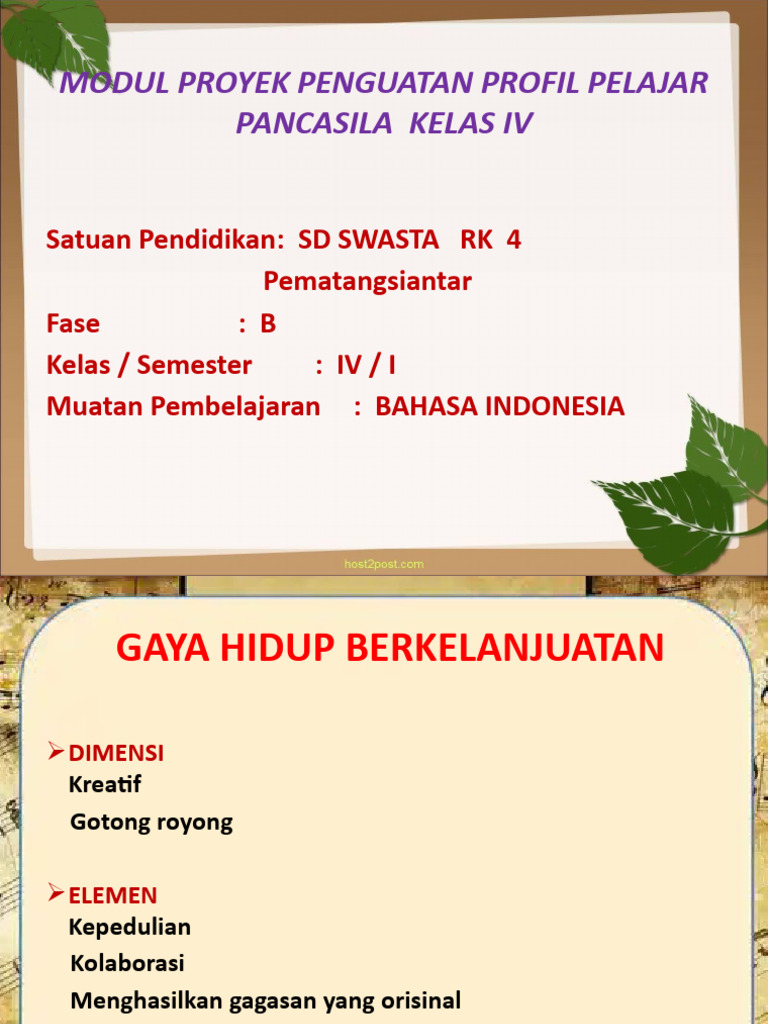 Modul p5 Kelas 4 | PDF