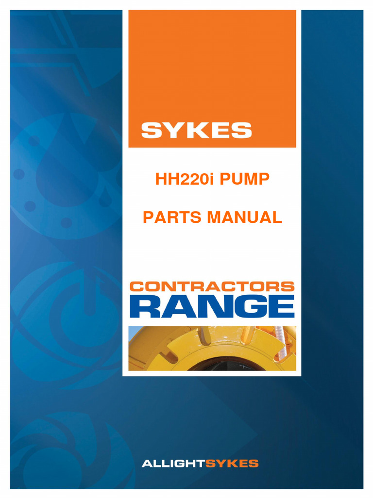 Manual Wat Sykes Parts HH220i Rev01 Aug17 | PDF