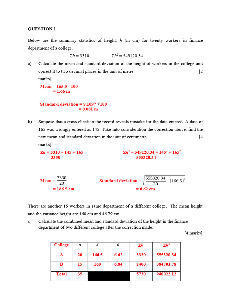 Extra PMTH 003 Qa | PDF | Regression Analysis | Standard Deviation
