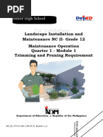 MODULE IN LANDSCAPING Edited2 | PDF | Compost | Vocational Education