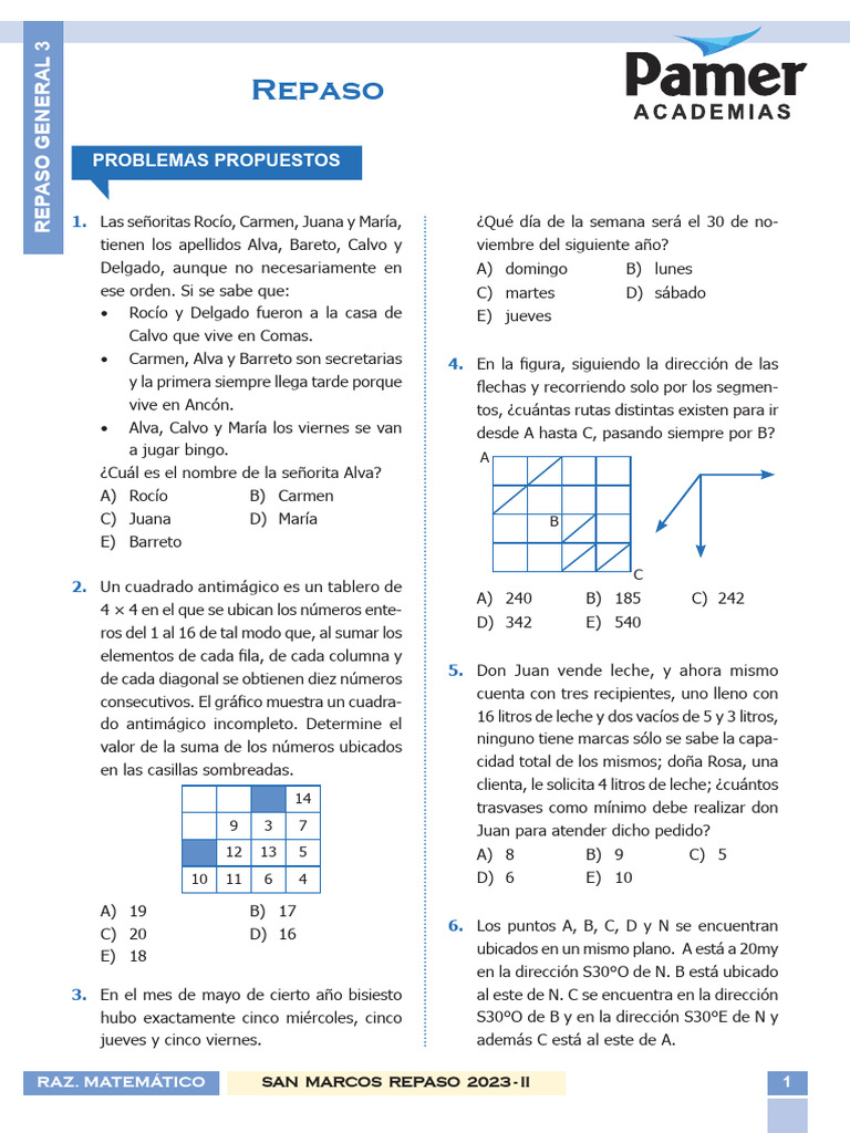 C - RM - Repaso General 3 | PDF