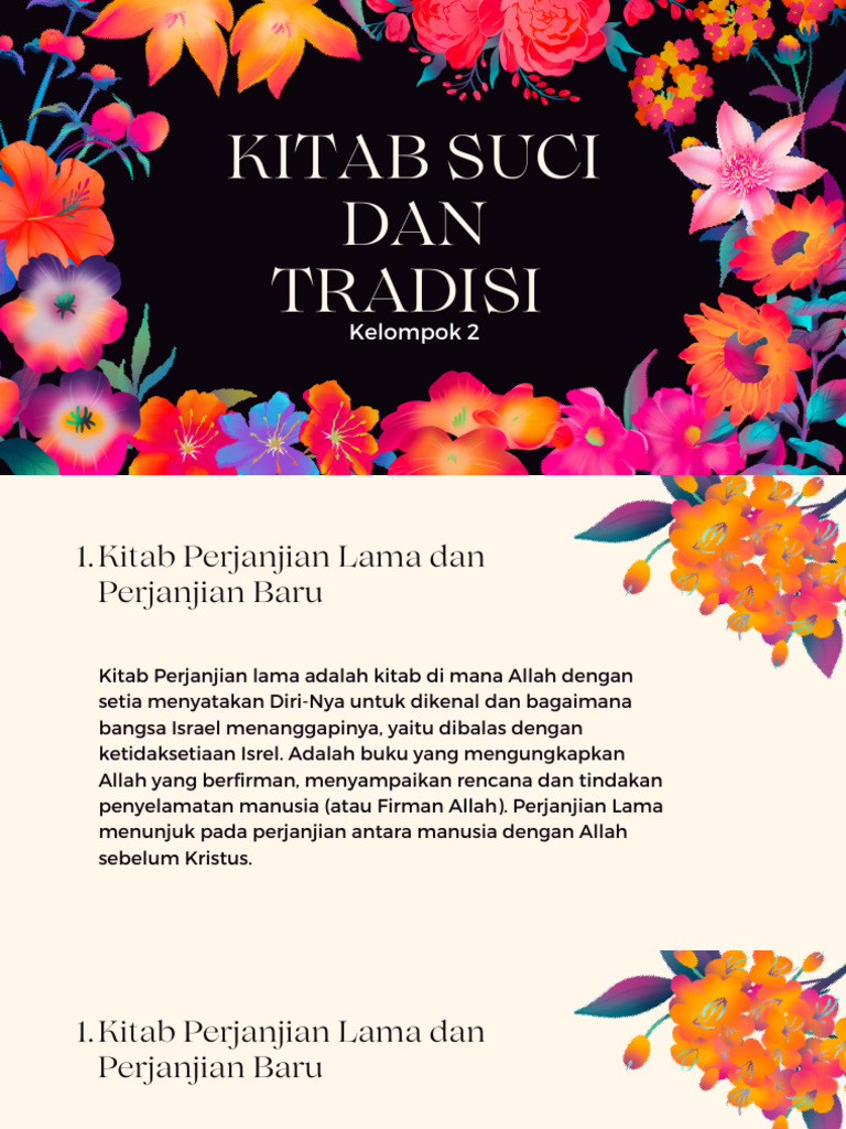 Kitab Suci Dan Tradisi | PDF