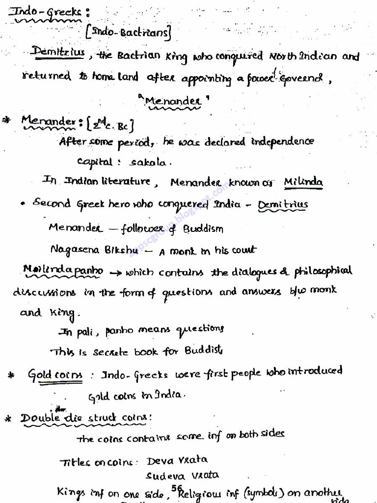 50 Ancient History Upsc Prelims Class Notes | PDF
